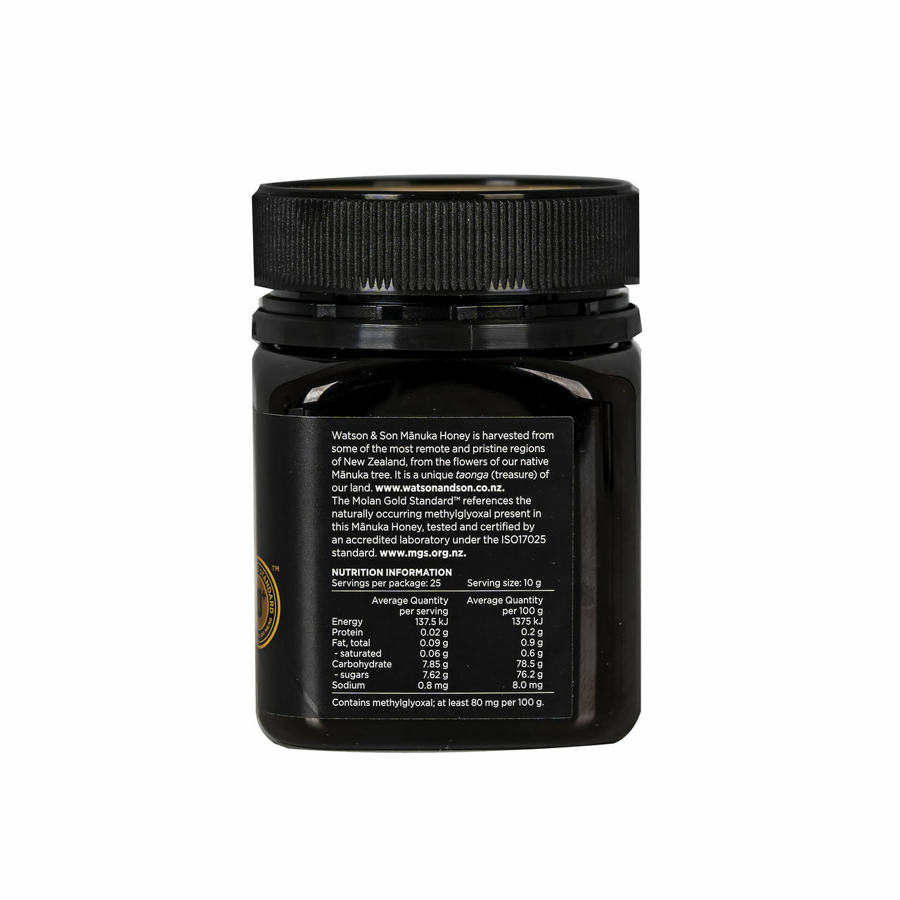 Watson & Son Manuka Honey 20+ MGS - 250 g – Beauty Vitamins